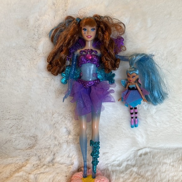 Mattel | Toys | Vtg Mattel Barbie Fairytopia Jewelia Glowing Doll Mini ...